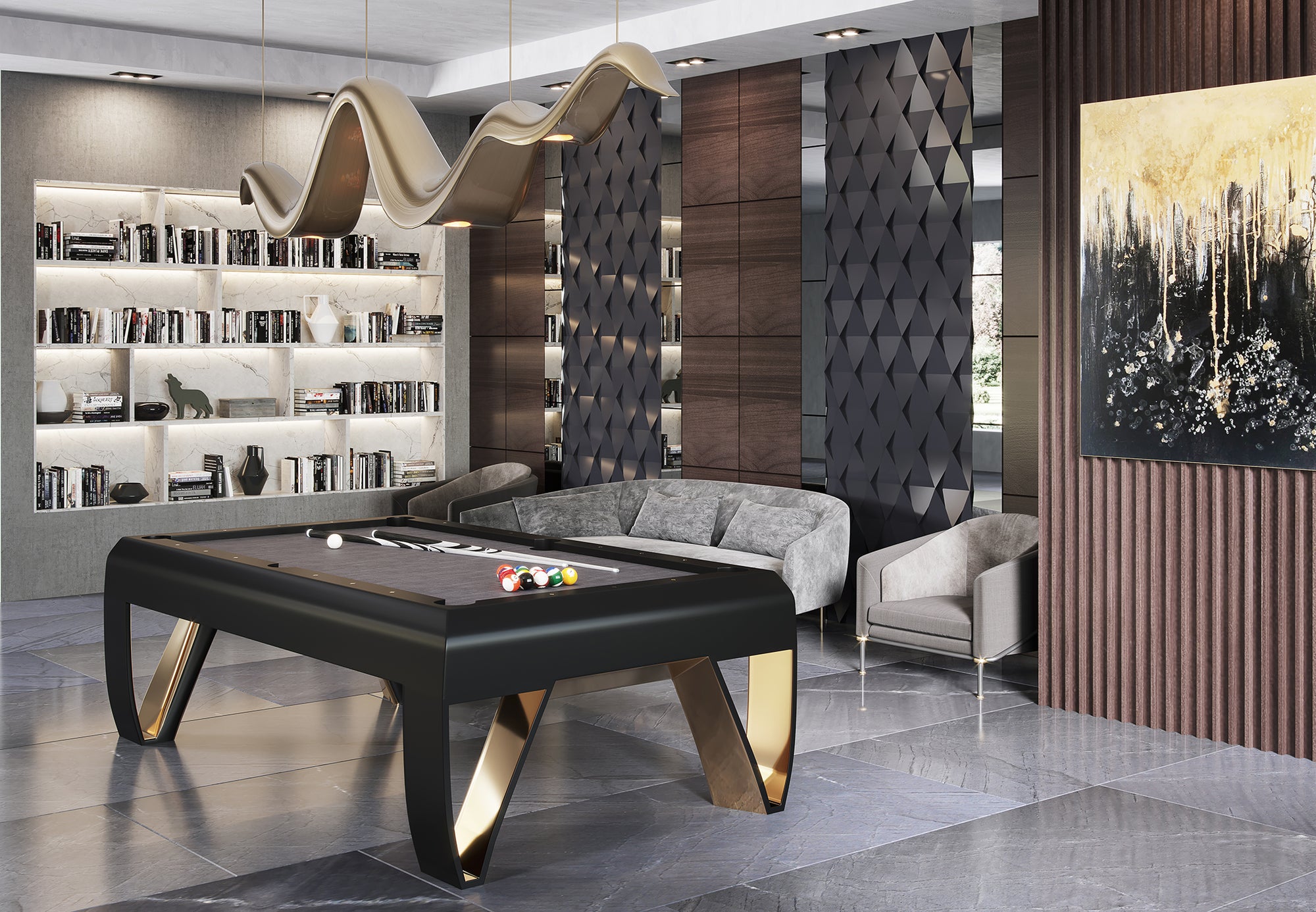 Volta - Contemporary Pool Tables – Pool Table Portfolio